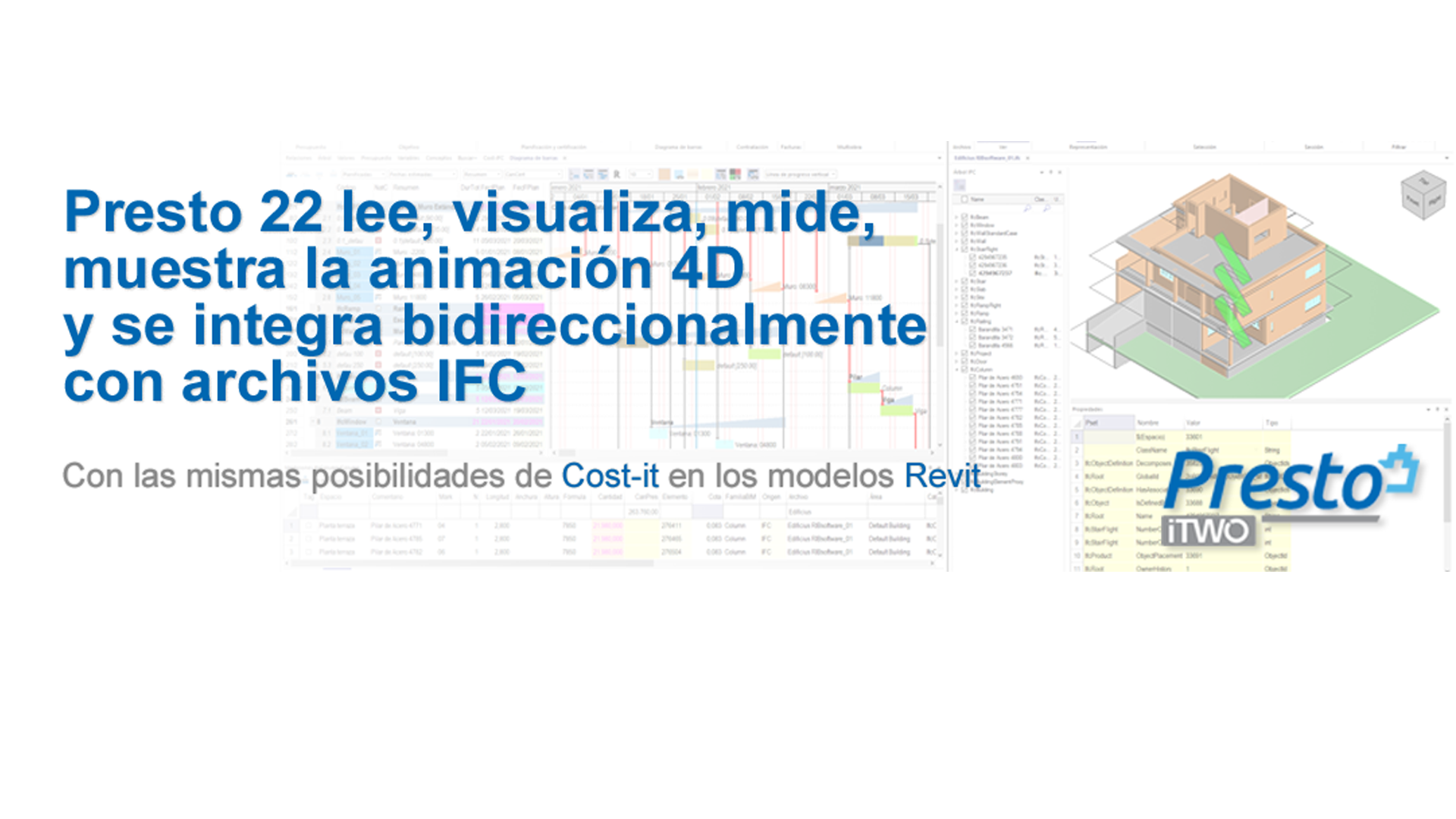 RIB Spain = Presto + iTWO. Software para construcción.