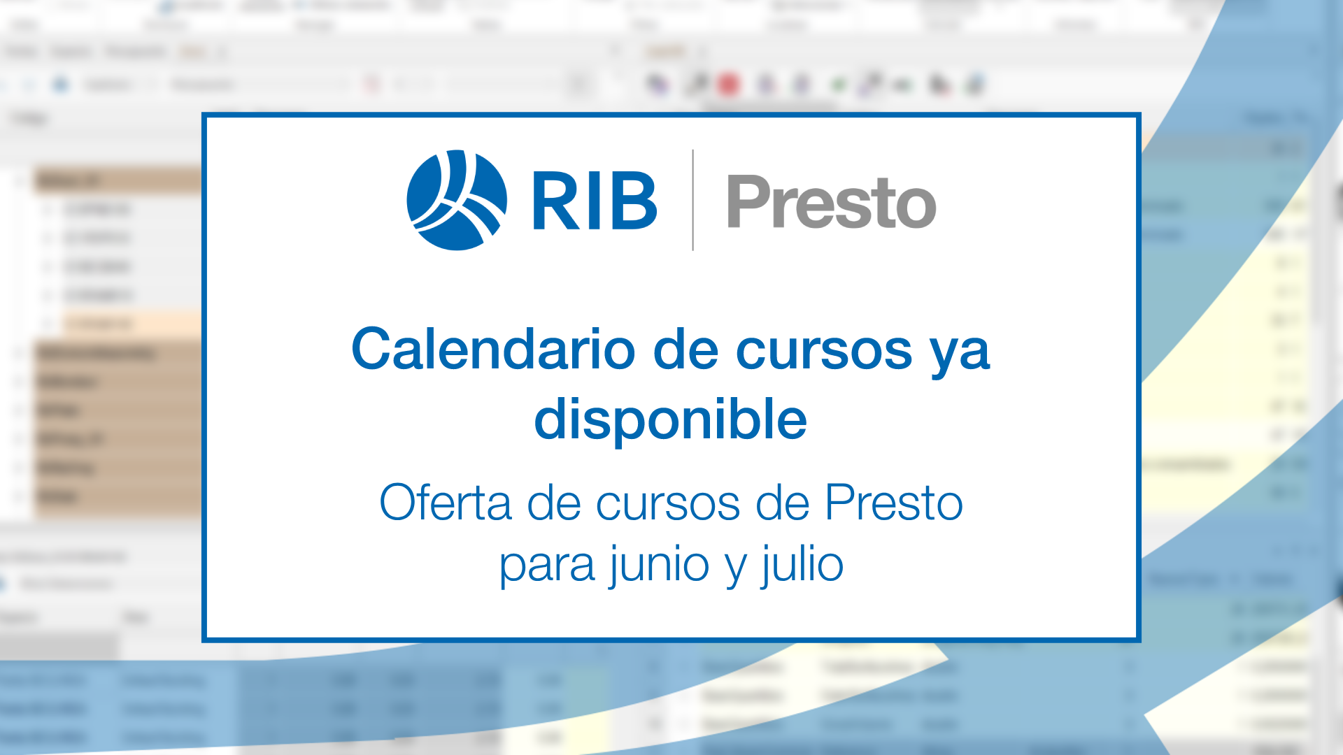 RIB Spain | Presto: Software de presupuestos para la construcción.